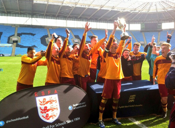 The Boys First XI Footballers retain ESFA Under 18 National Trophy ...